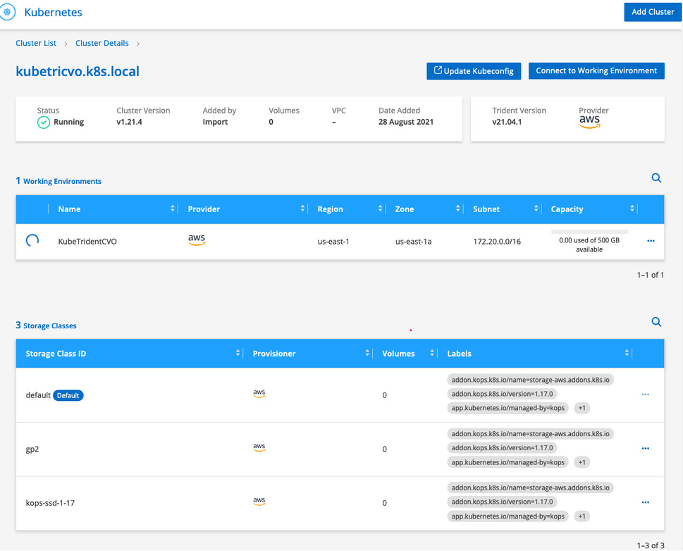 Using Cloud Volumes ONTAP with GitHub Kubernetes Pipelines