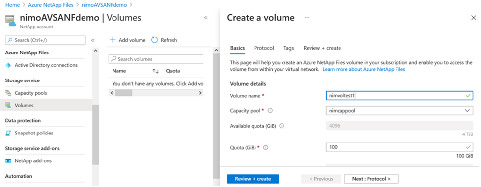 Integrate Azure NetApp Files with Azure VMware Solution